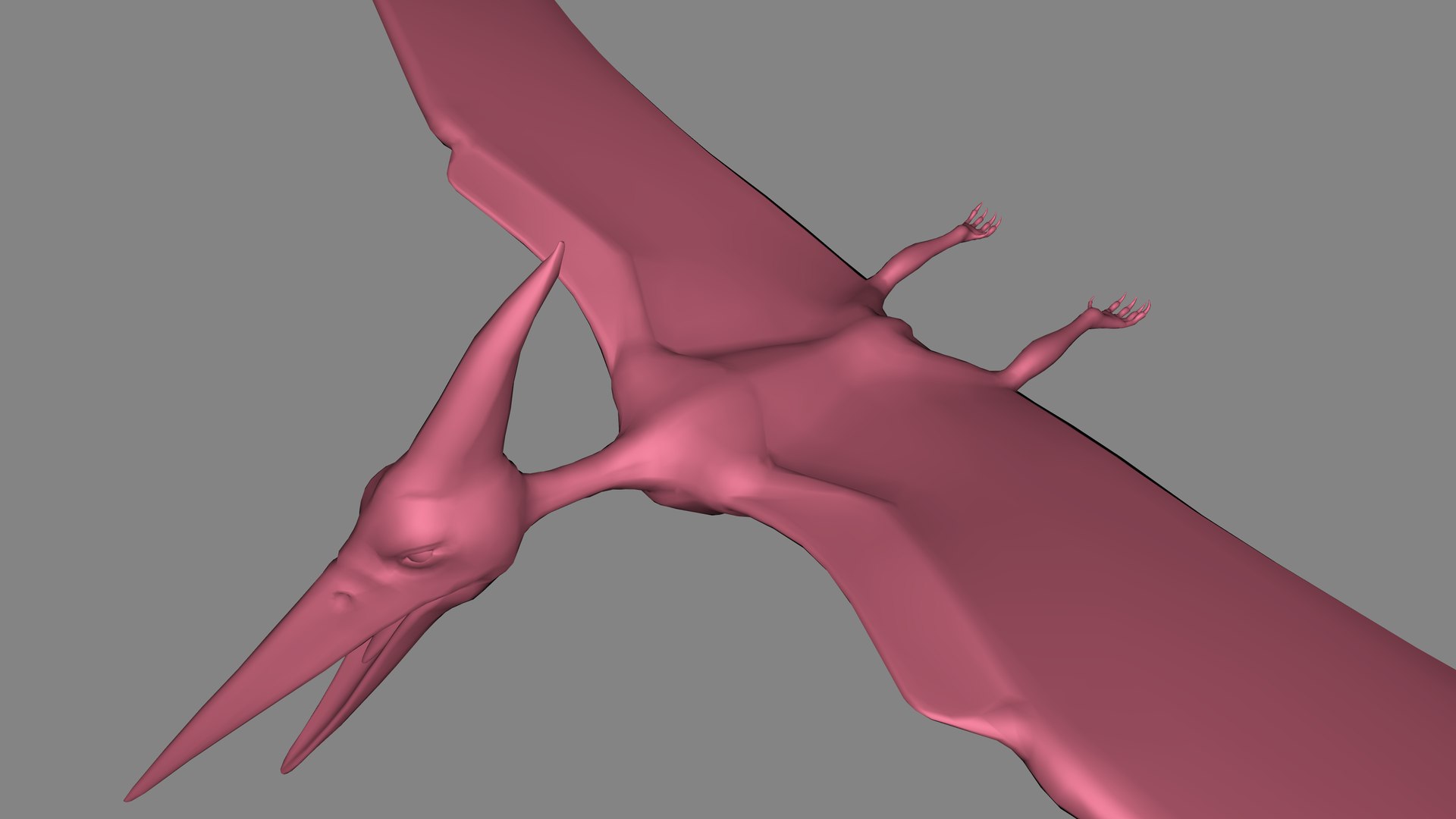 Pterodactyl Low-poly 3D Model - TurboSquid 2127902