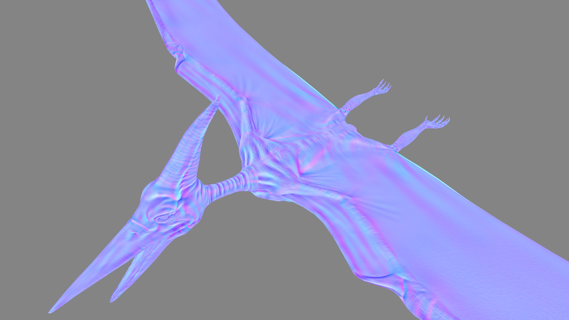 Pterodactyl Low-poly 3D Model - TurboSquid 2127902