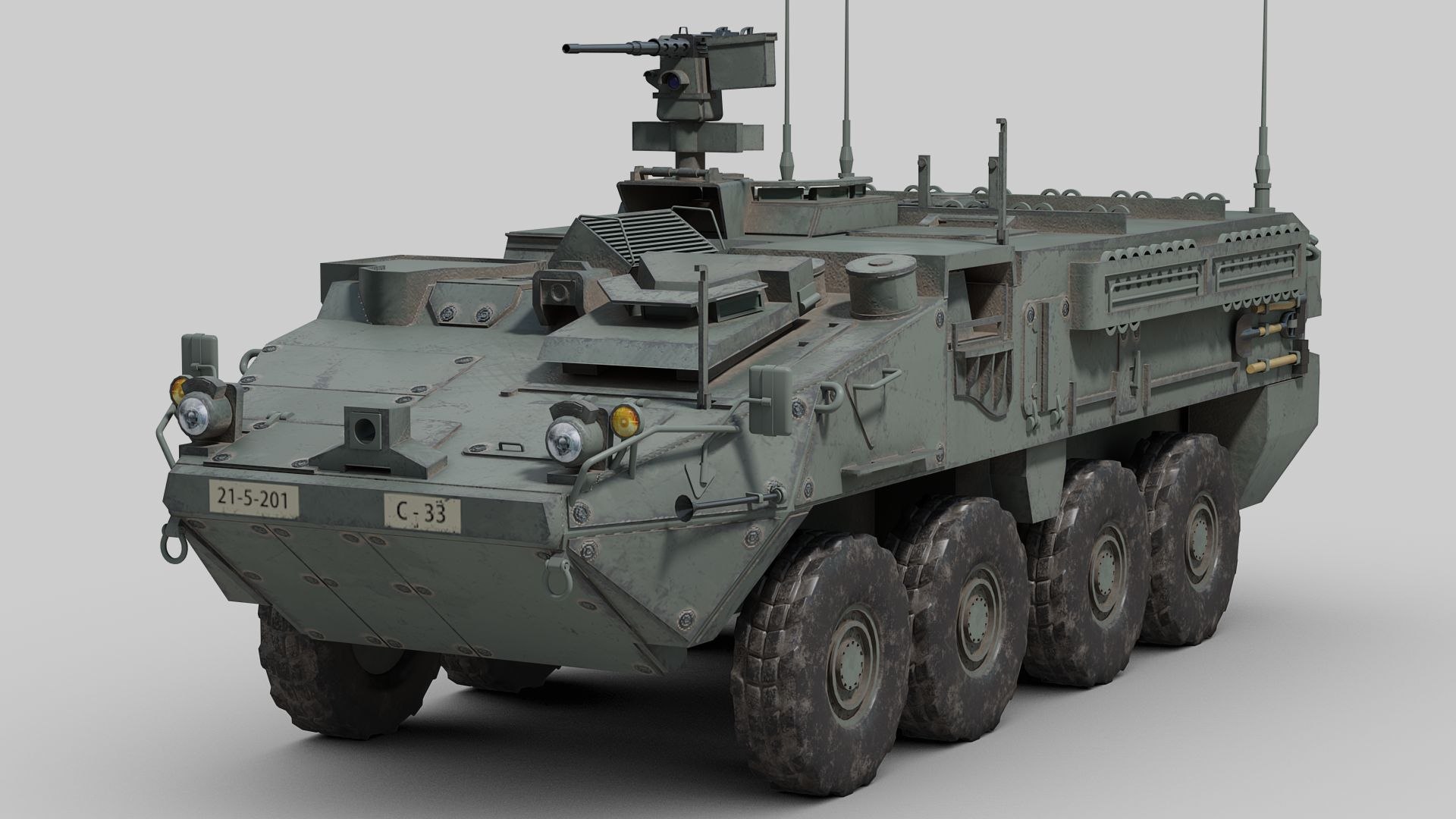 M1126 Stryker ICV 3D Model - TurboSquid 2414346