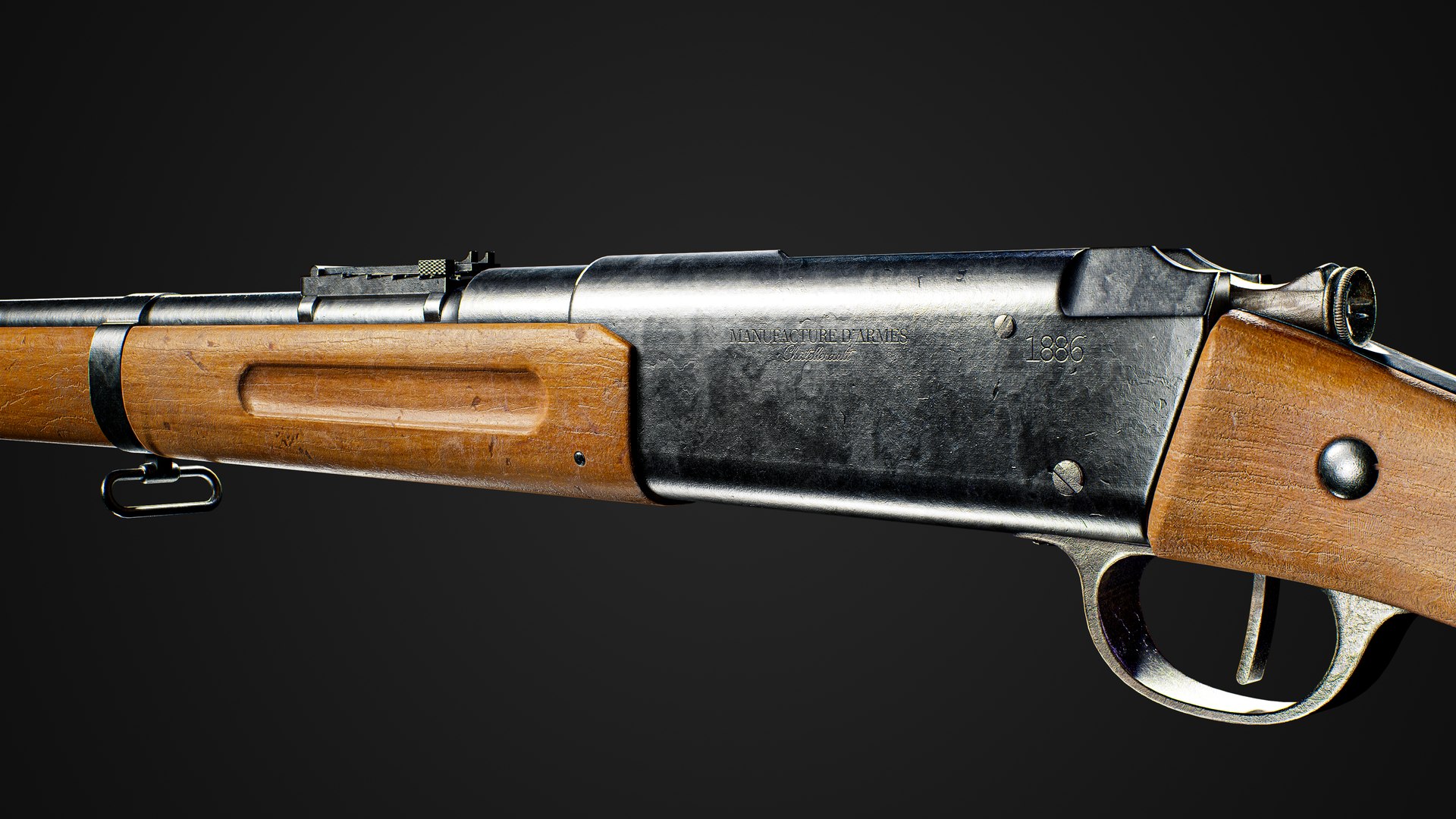 Lebel 1886 3D Model - TurboSquid 2038921