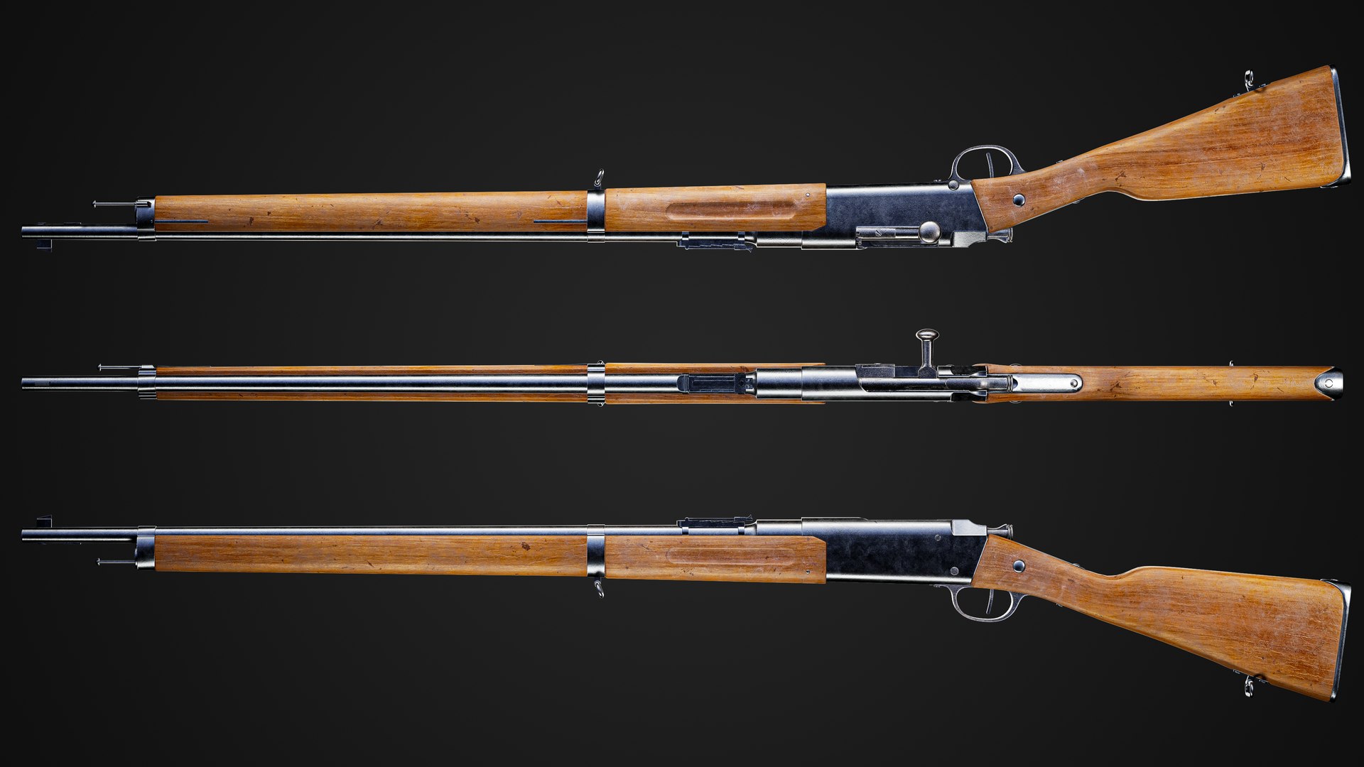 Lebel 1886 3D Model - TurboSquid 2038921