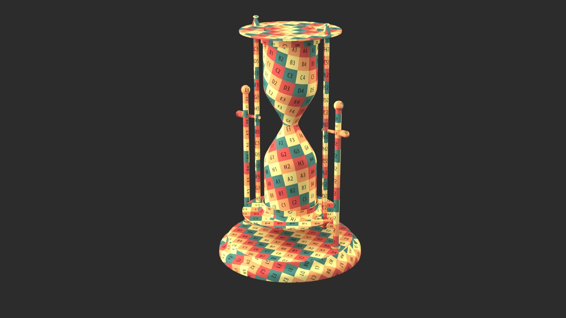 3D Hourglass - TurboSquid 1819099