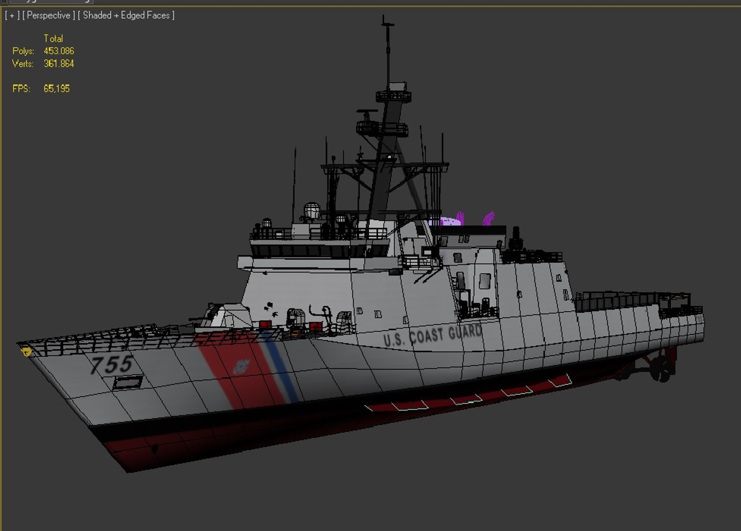 USCGC MUNRO - LEGEND CLASS US CUTTER-COAST GUARD 3D Model - TurboSquid ...
