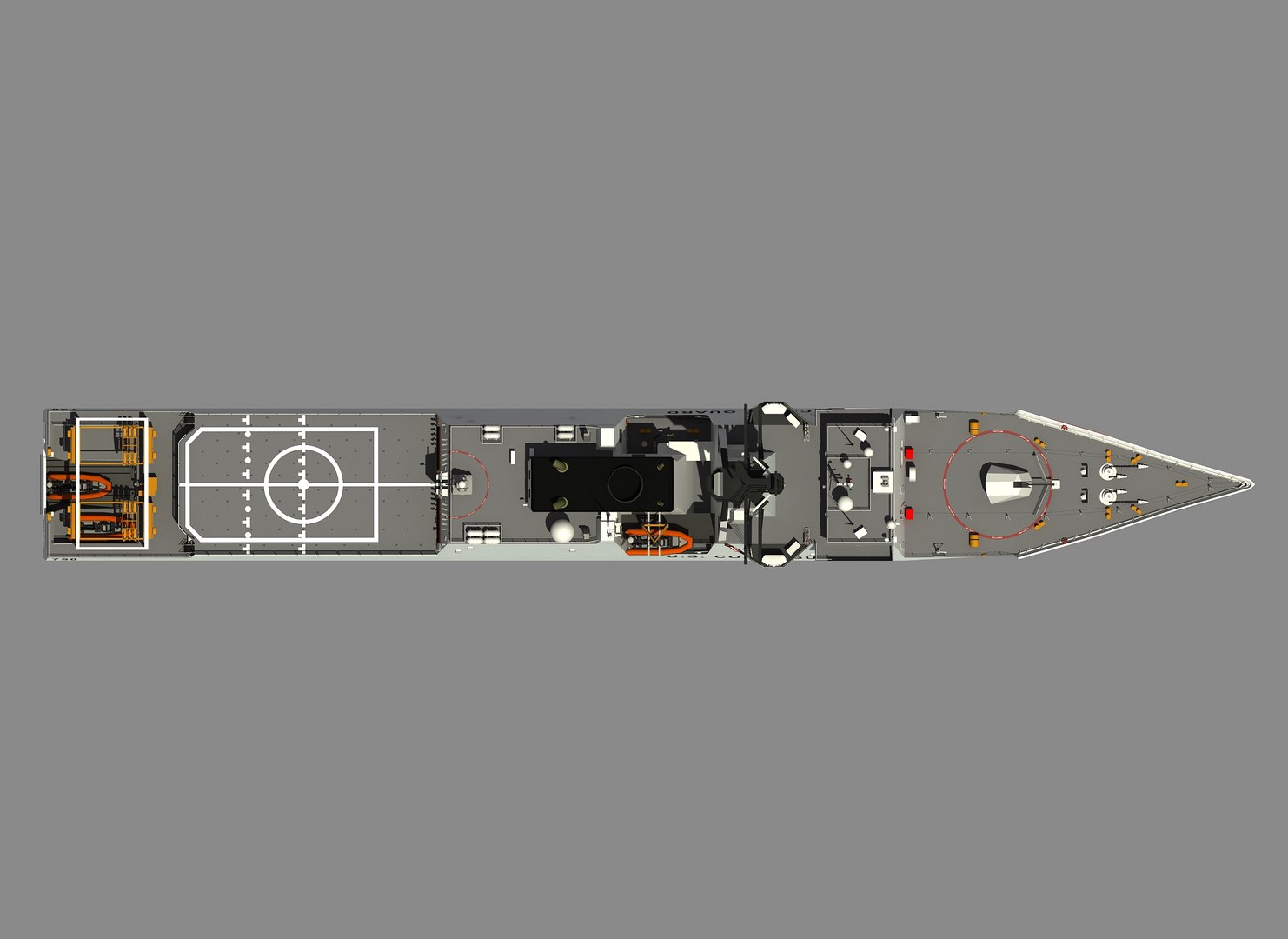 USCGC MUNRO - LEGEND CLASS US CUTTER-COAST GUARD 3D Model - TurboSquid ...
