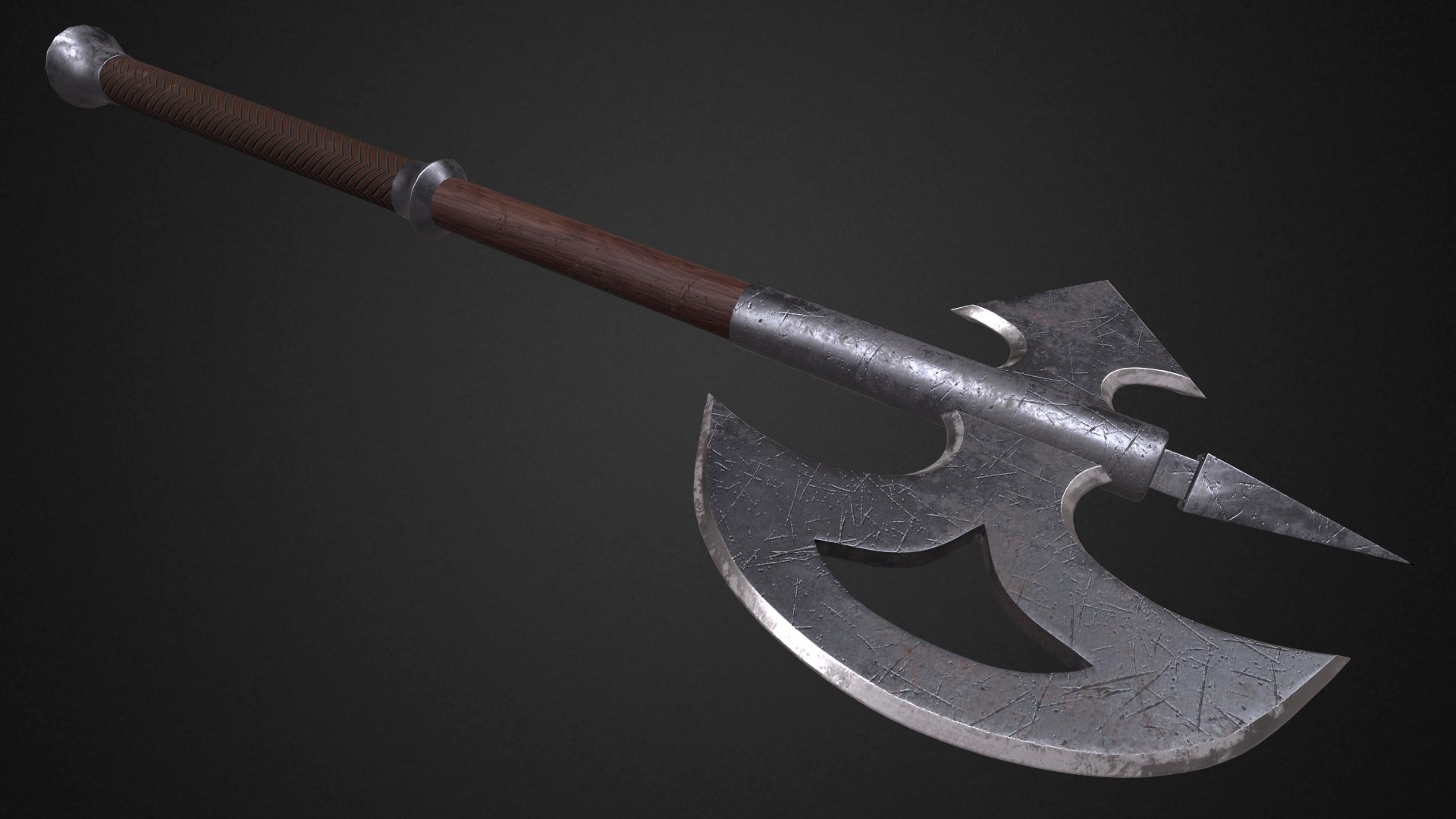 Medieval Axe 3D Model - TurboSquid 1756001