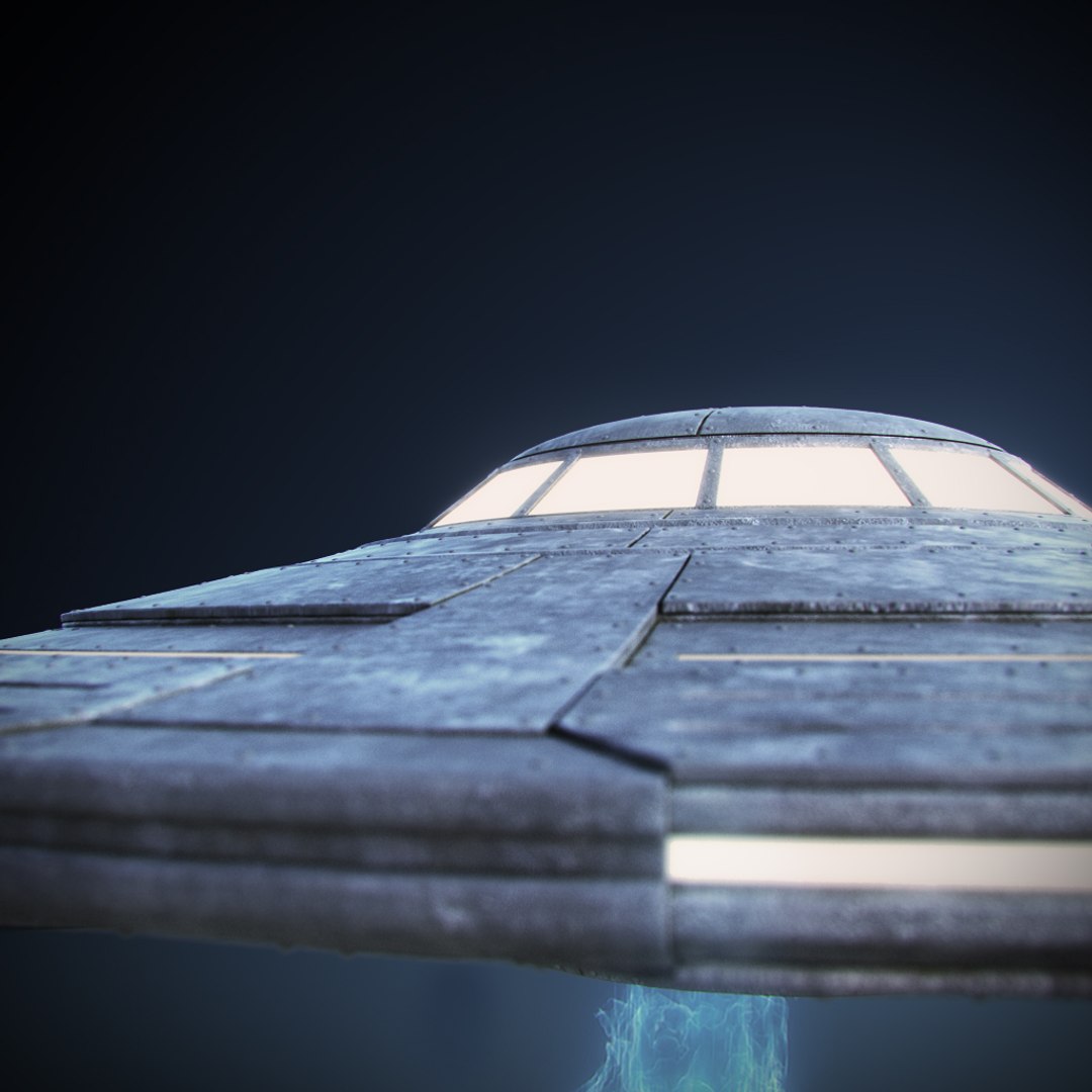 3d Ufo Alien Model