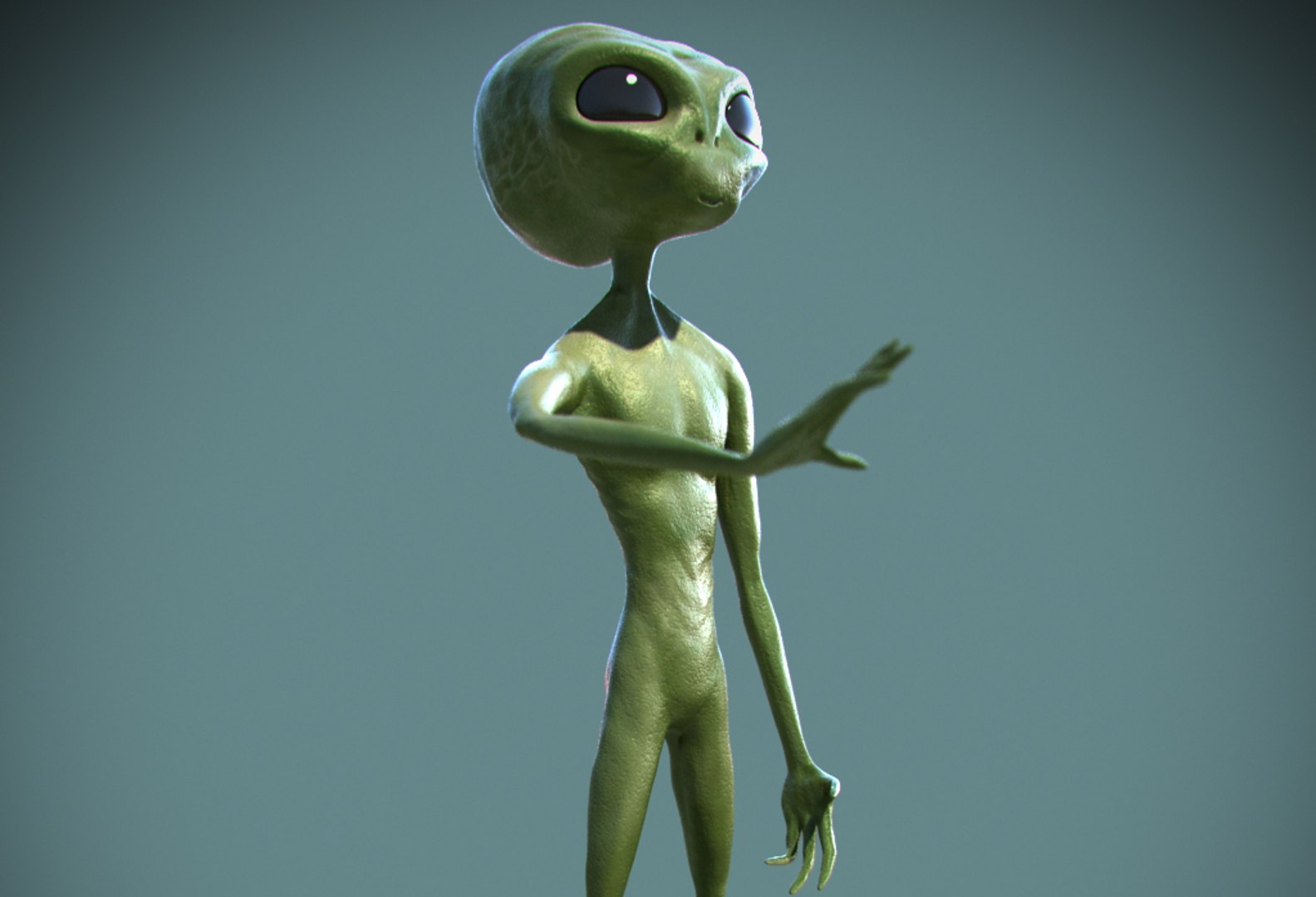 3d Ufo Alien Model