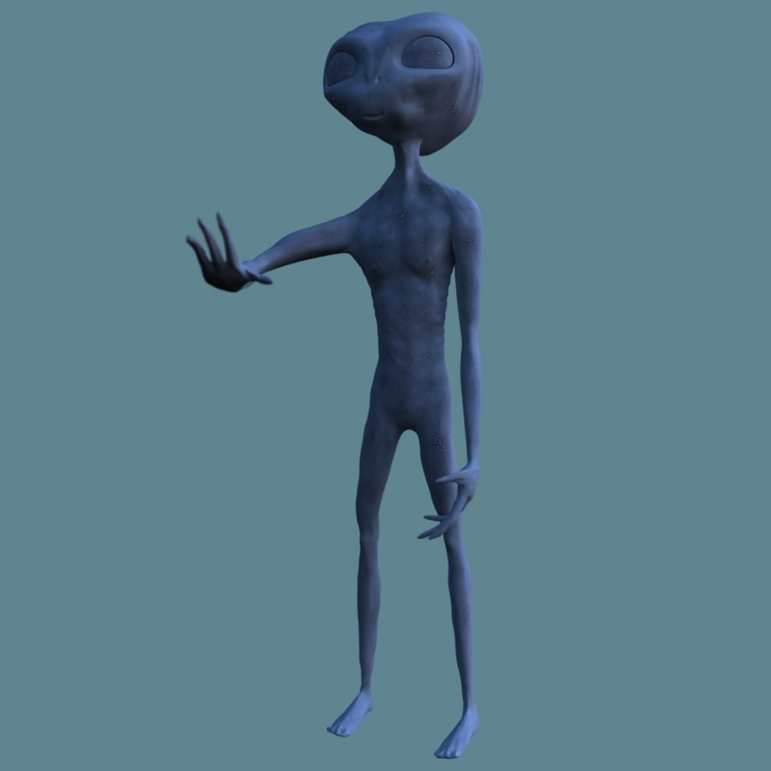 3d Ufo Alien Model