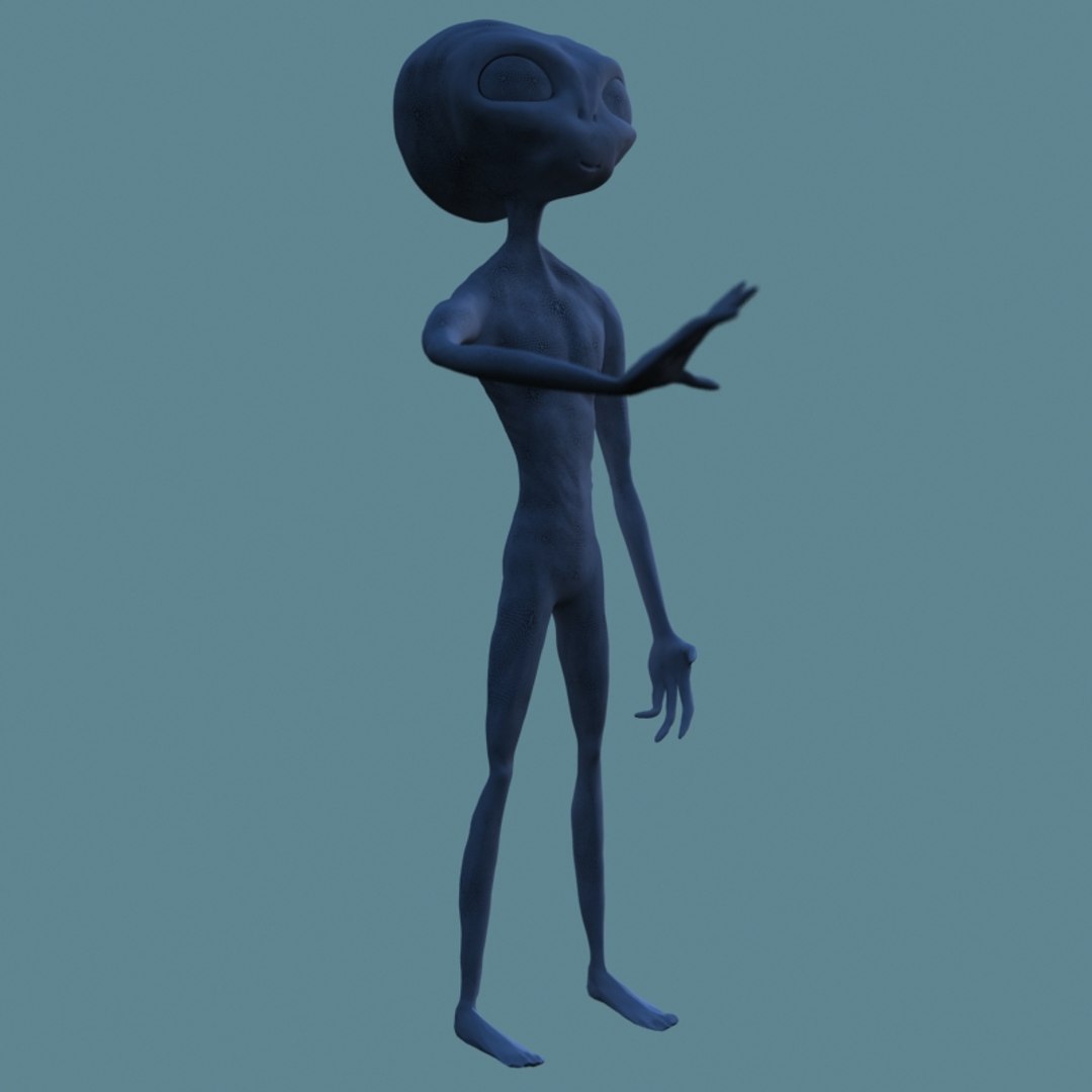 3d Ufo Alien Model