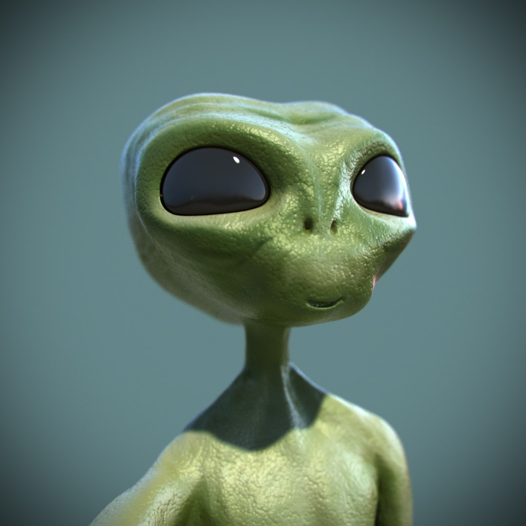 3d Ufo Alien Model