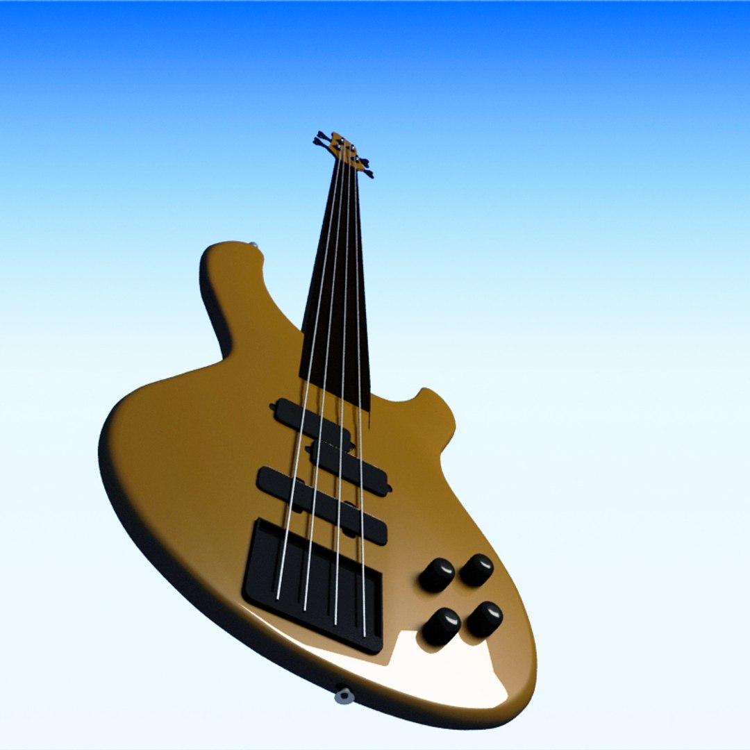 3d Bass Guitar