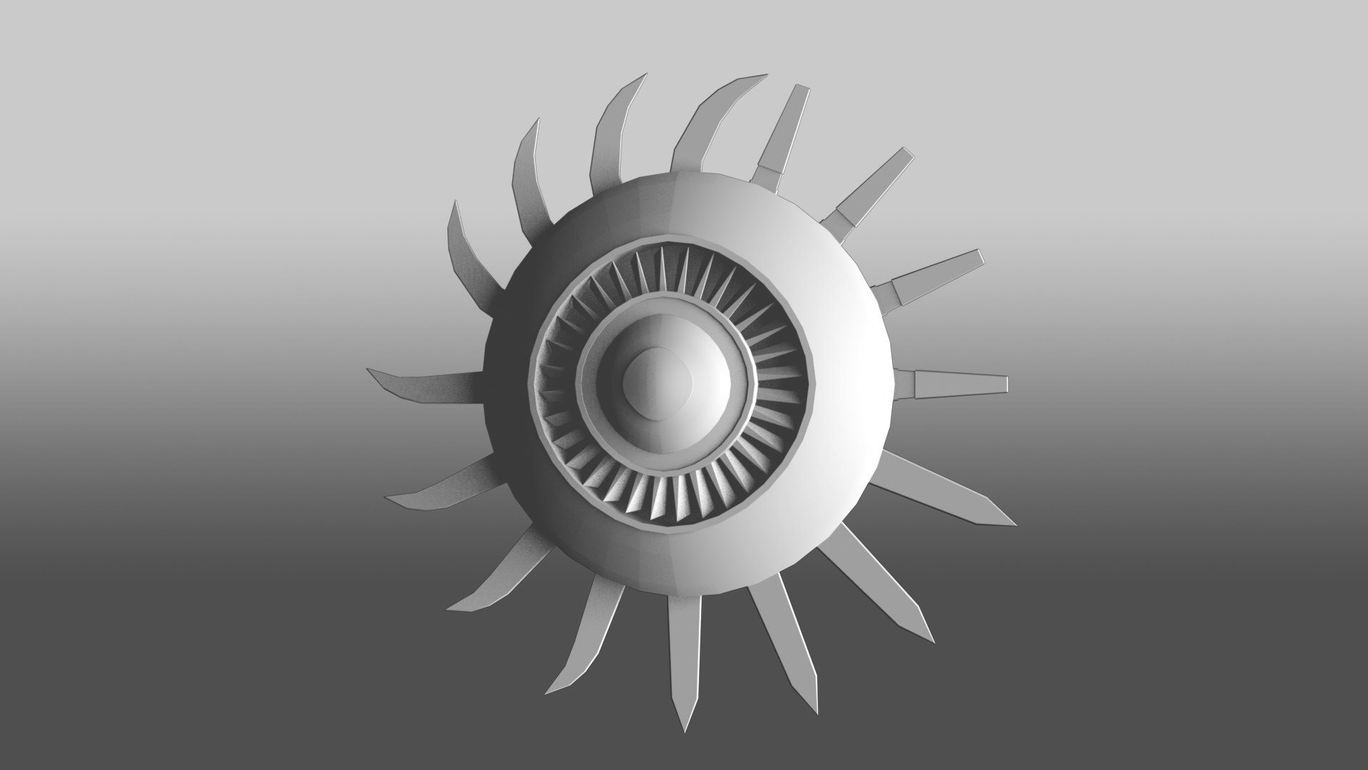 Shield Engine Blades 3D - TurboSquid 1349986