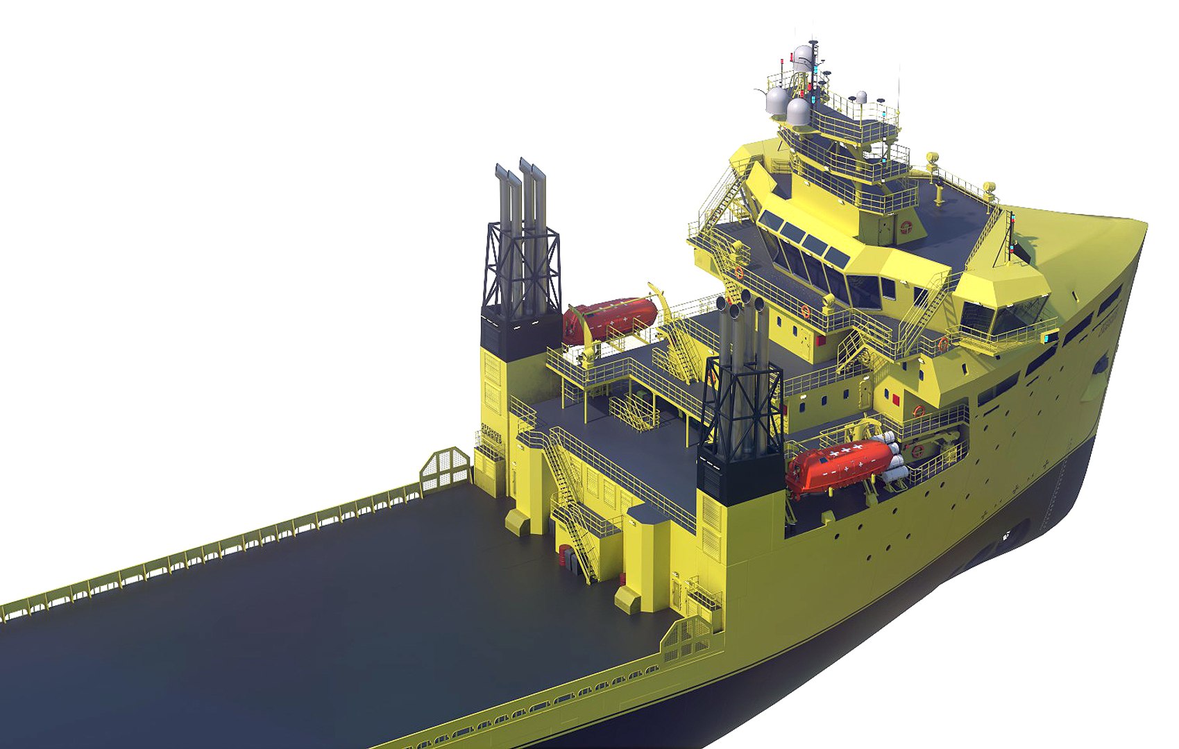 Platform Supply Vessel 3D Model - TurboSquid 1663419