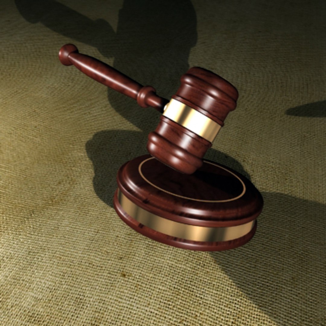 3dsmax court gavel