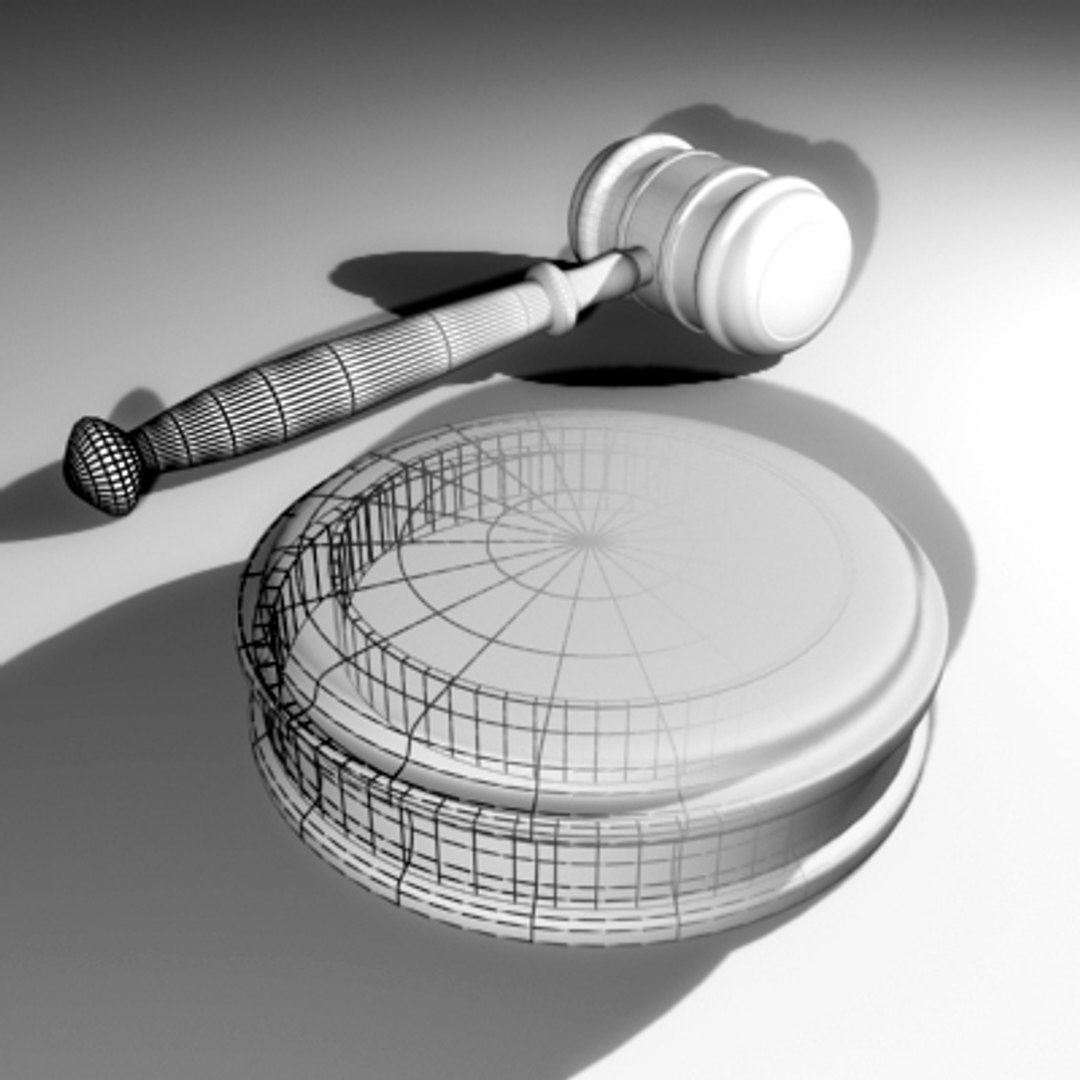 3dsmax court gavel