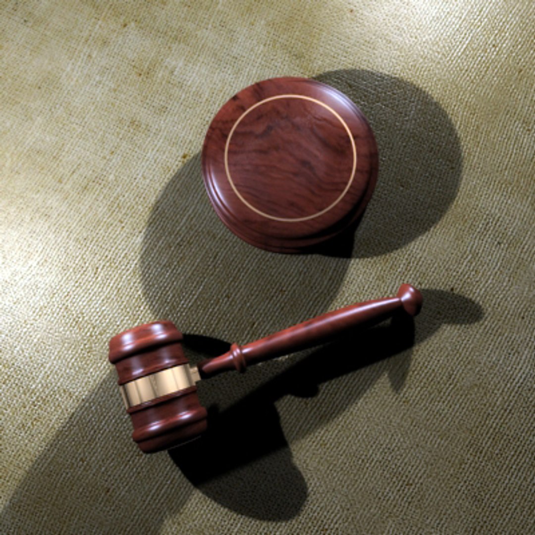 3dsmax court gavel