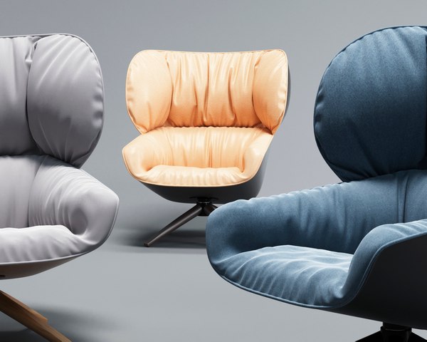3d lounge chair tabano b italia