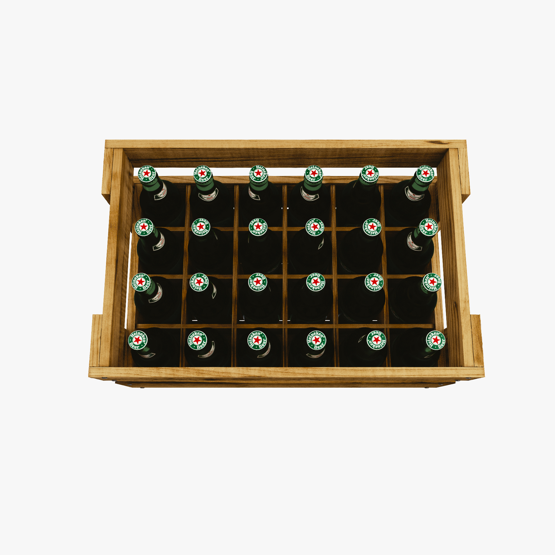 maya wood beer crate