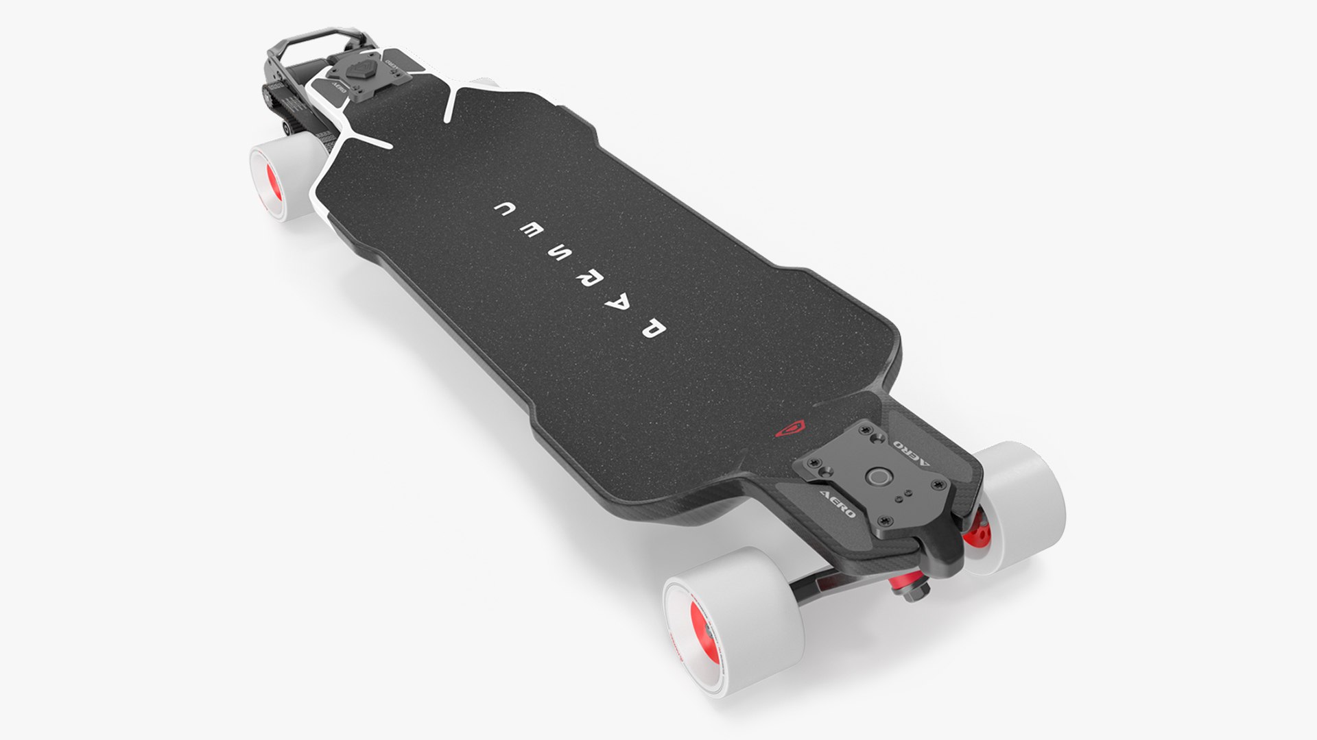 3D Aero Pro Longboard EV With Belt Drive System Rigged Model ...