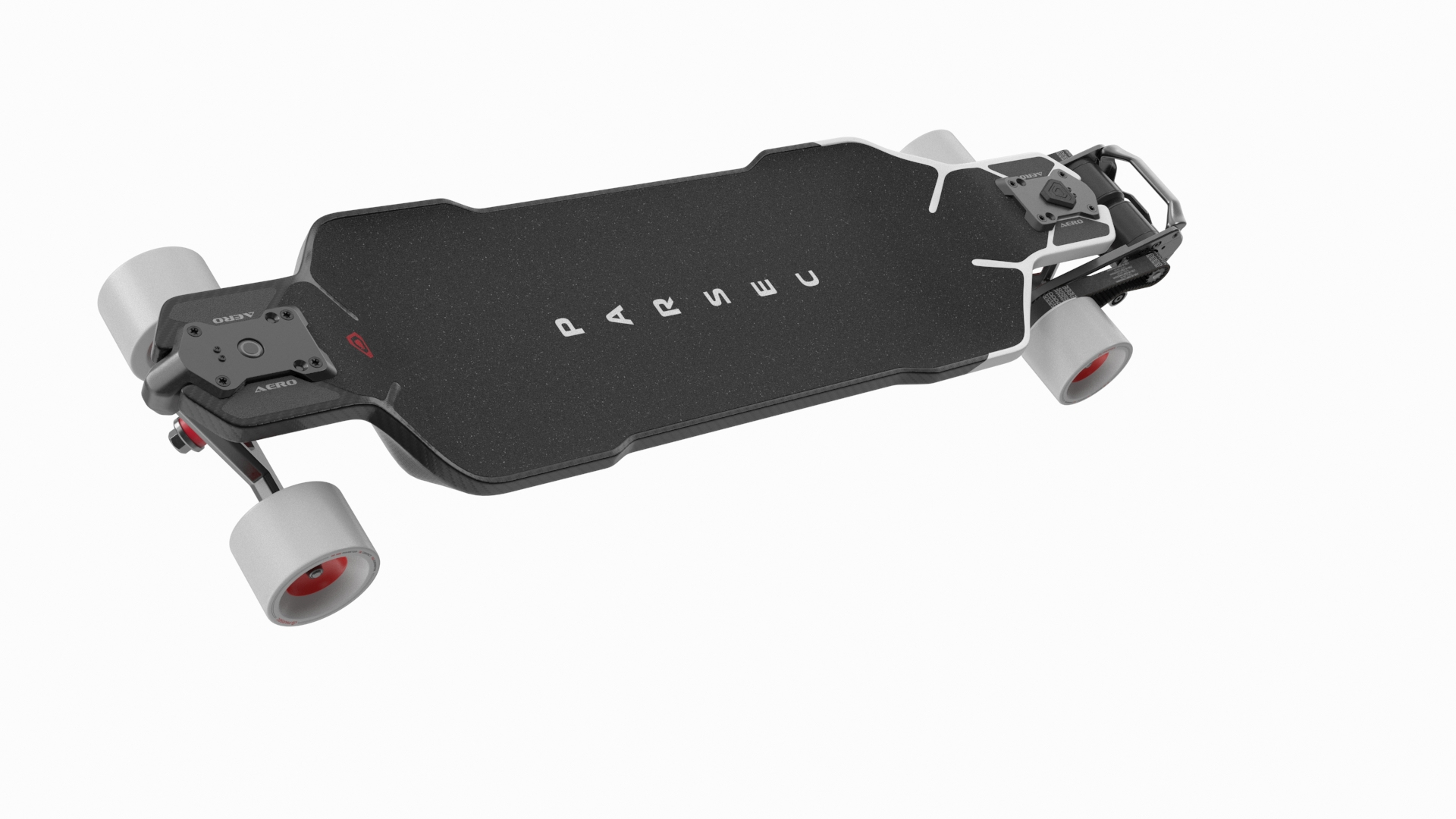 3D Aero Pro Longboard EV With Belt Drive System Rigged Model ...