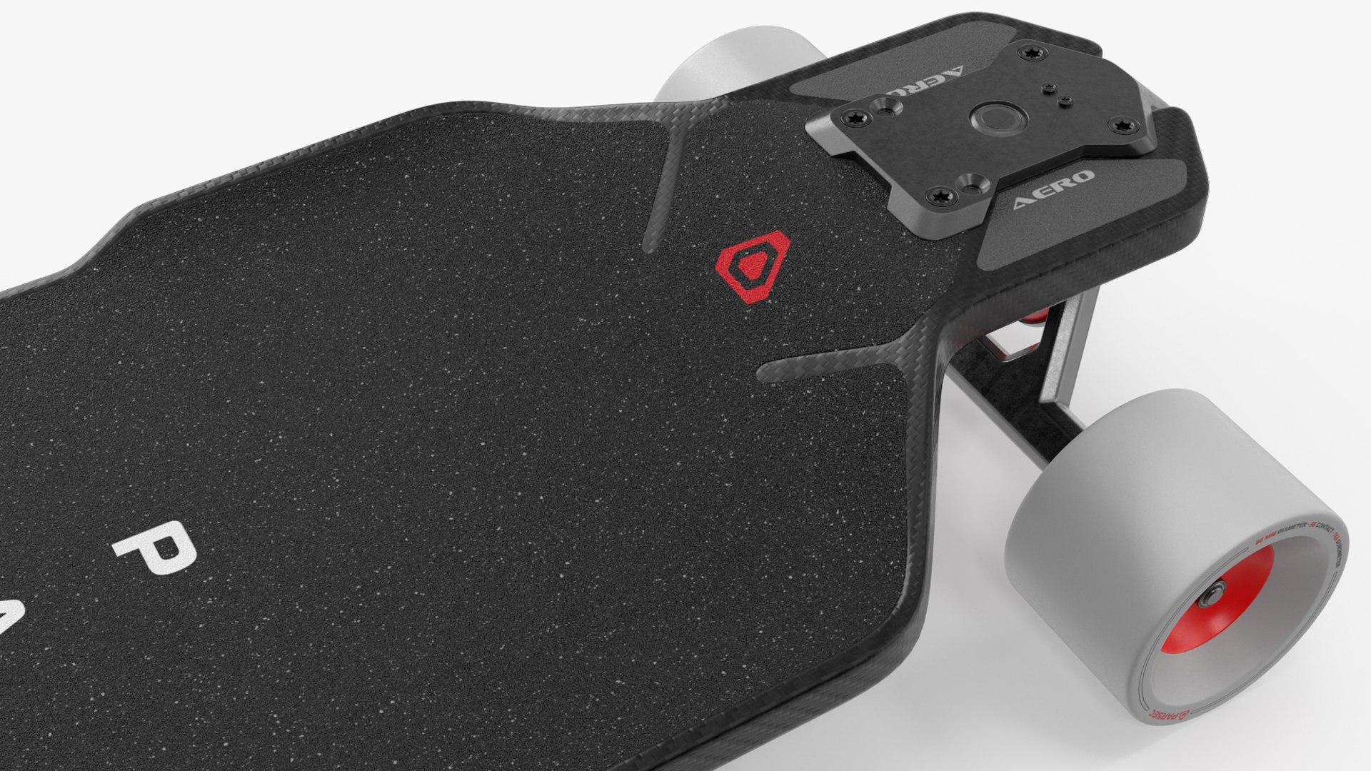 3D Aero Pro Longboard EV With Belt Drive System Rigged Model ...