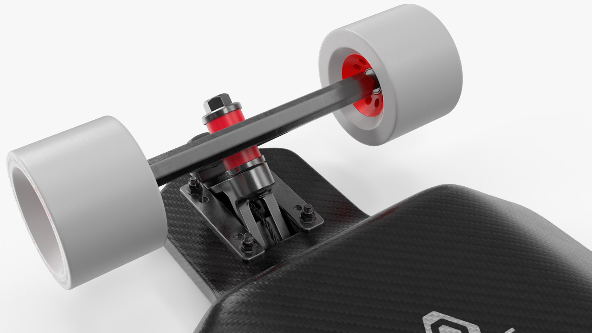 3D Aero Pro Longboard EV With Belt Drive System Rigged Model ...