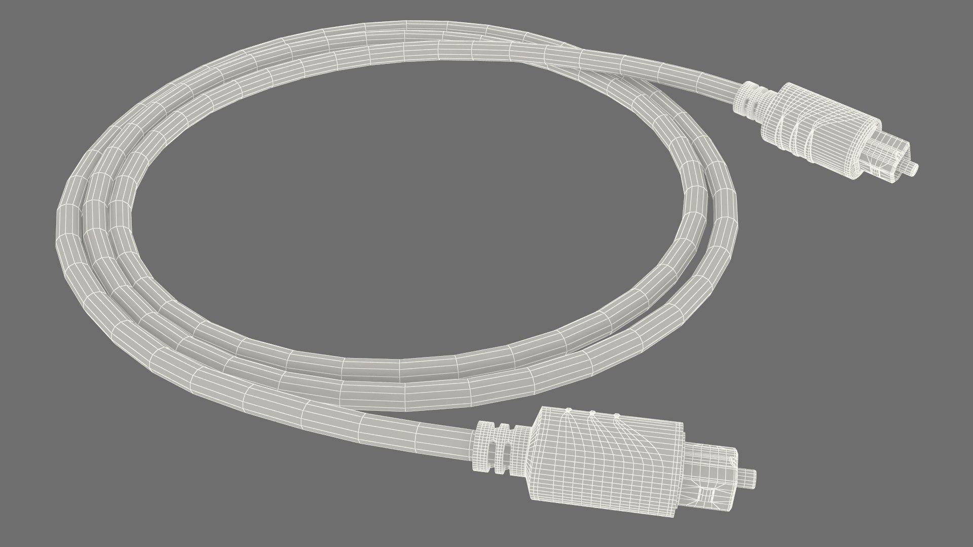 3D Optical Audio Cable Model - TurboSquid 1933553