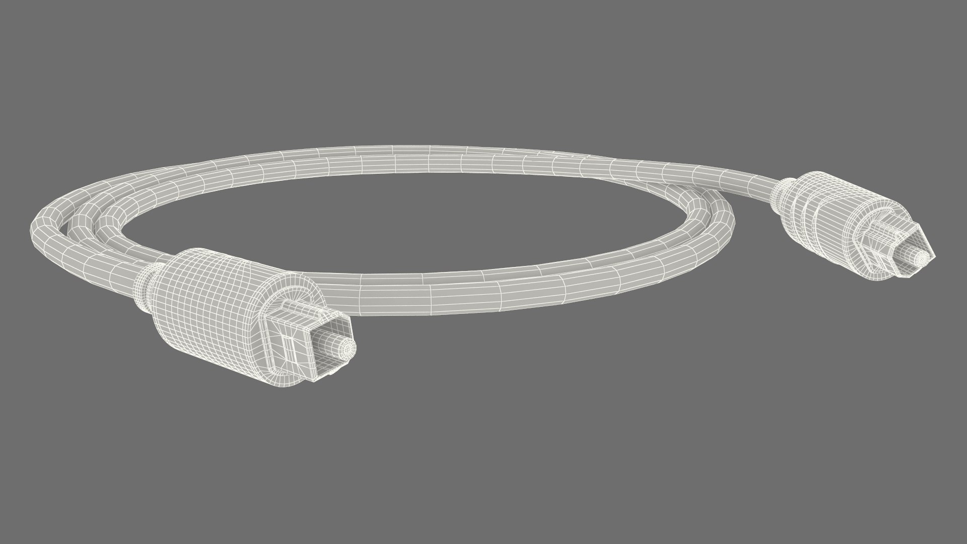 3D Optical Audio Cable Model - TurboSquid 1933553