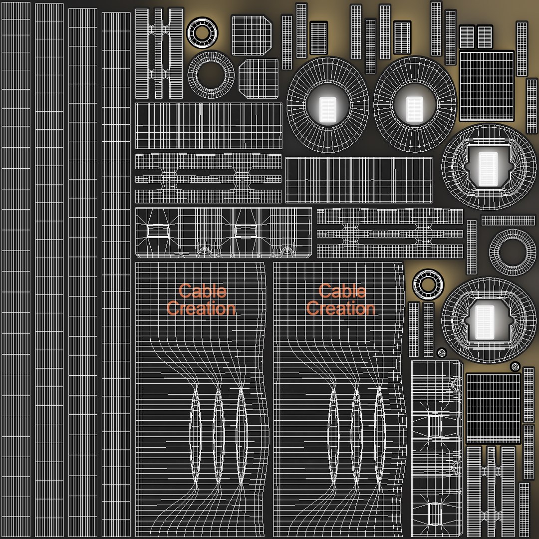 3D Optical Audio Cable Model - TurboSquid 1933553