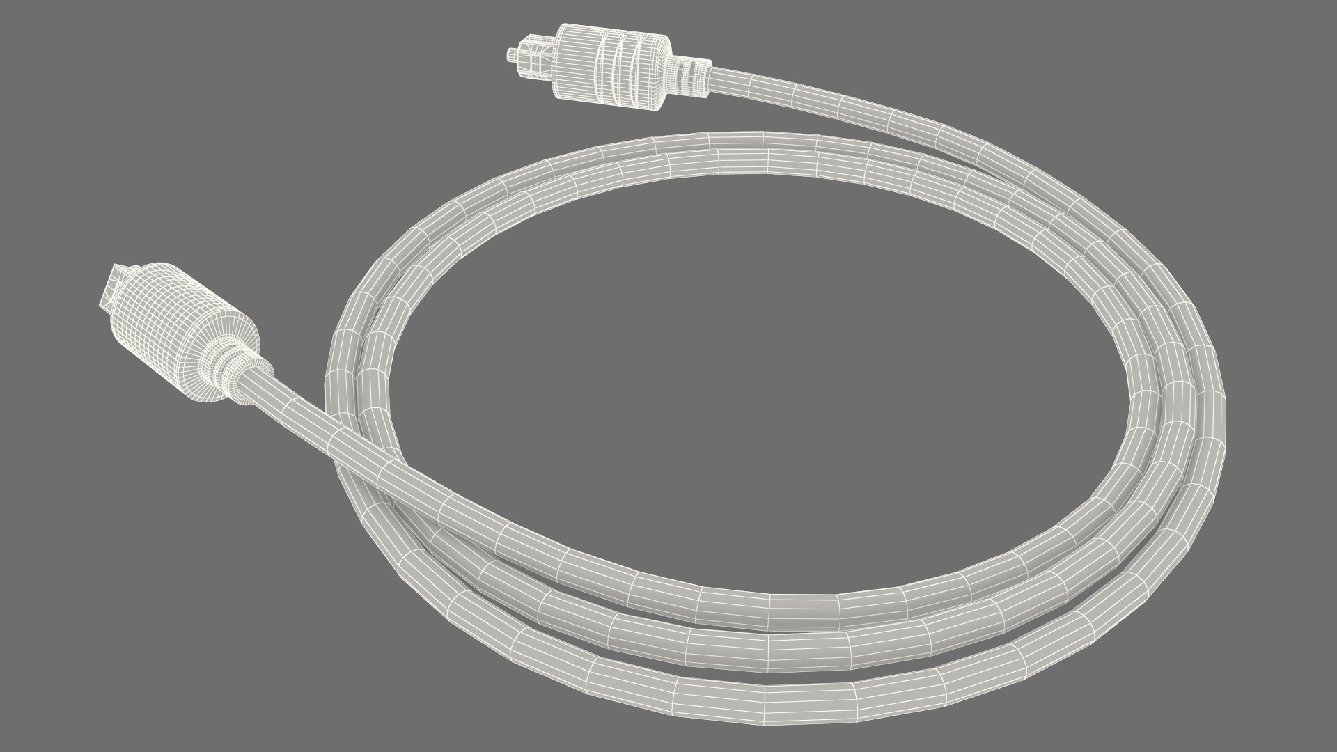3D Optical Audio Cable Model - TurboSquid 1933553
