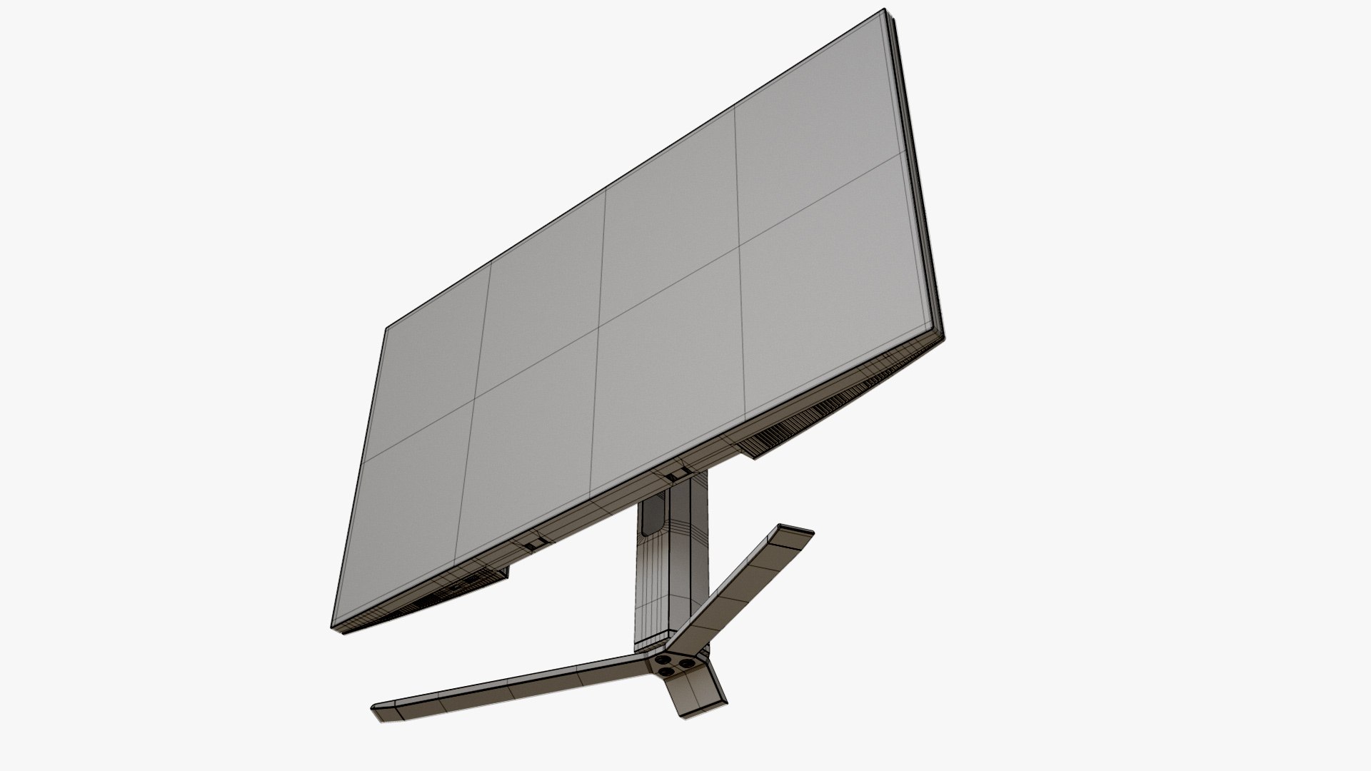 3D 32-Inch Monitor Black - TurboSquid 2079508