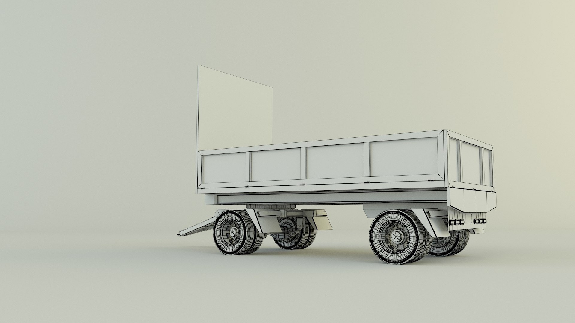 3D Load Trailer 551 3D Model - TurboSquid 2189774
