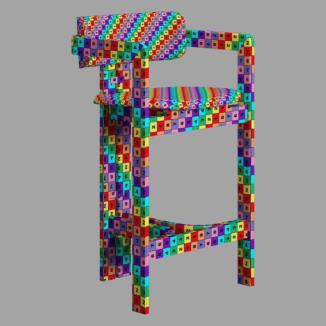 Gallotti And Radice 0419 Stool High Model - TurboSquid 2247182