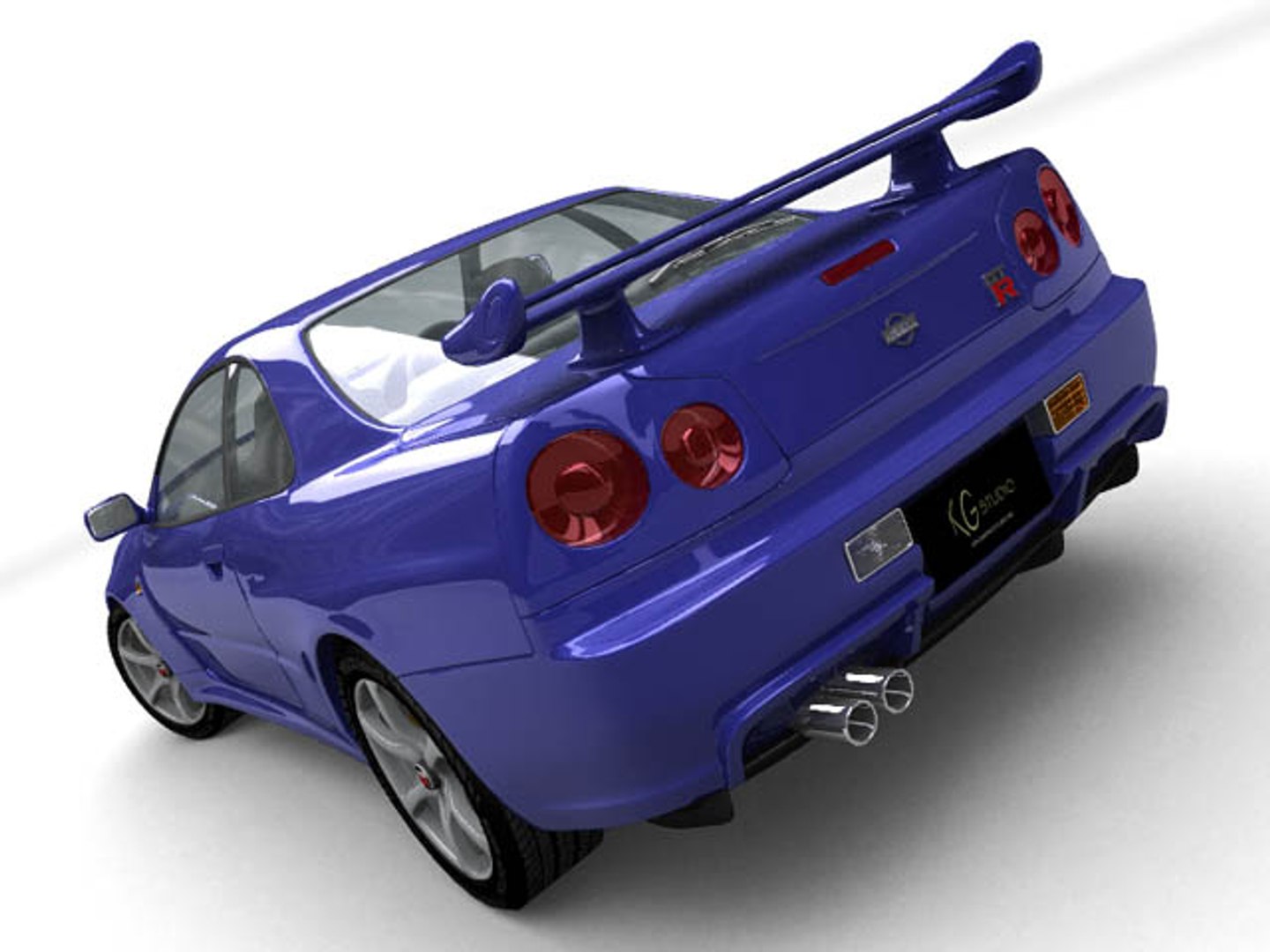 Nissan Skyline Gt-r R34 3d Model