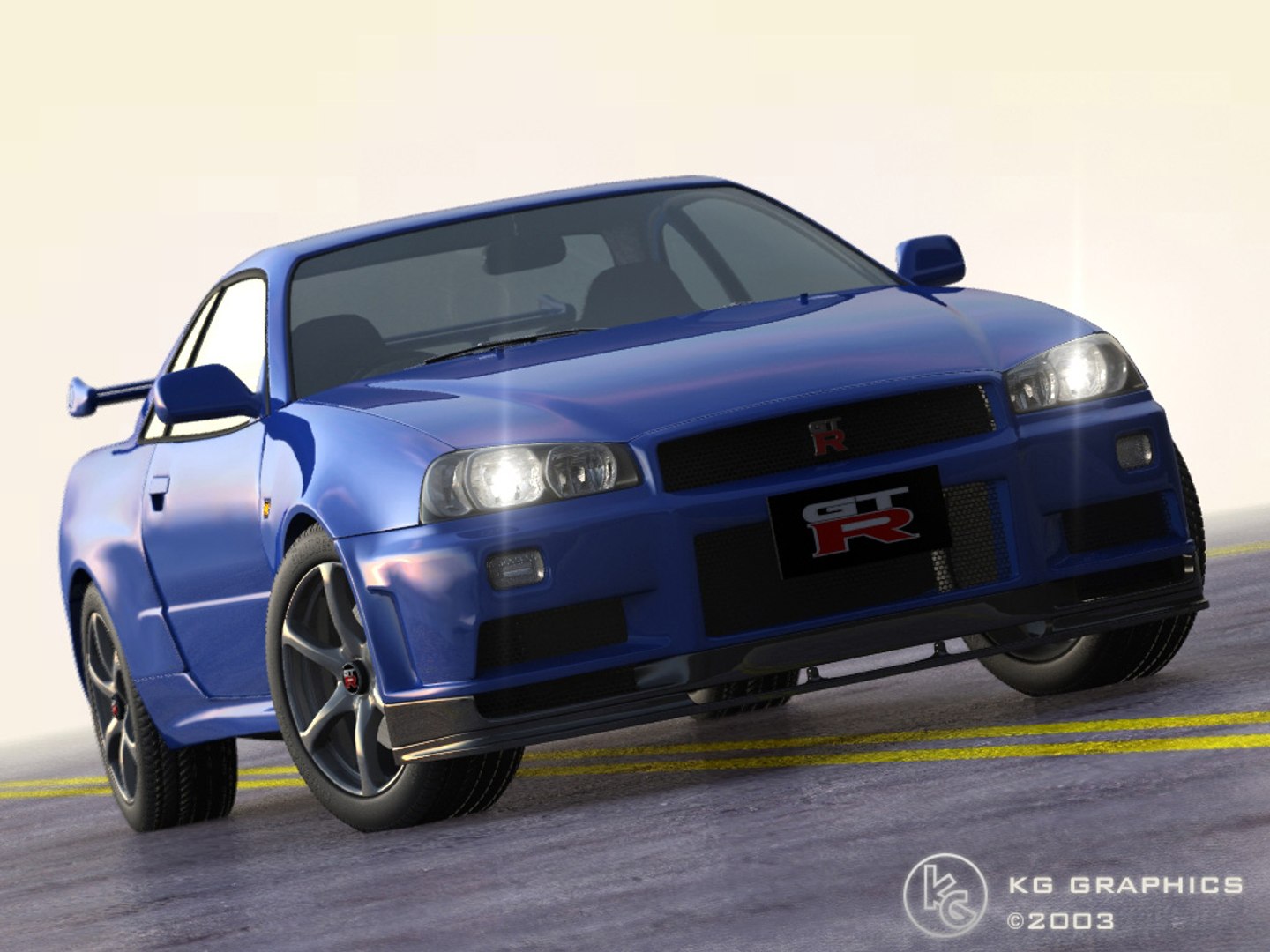 Nissan Skyline Gt-r R34 3d Model