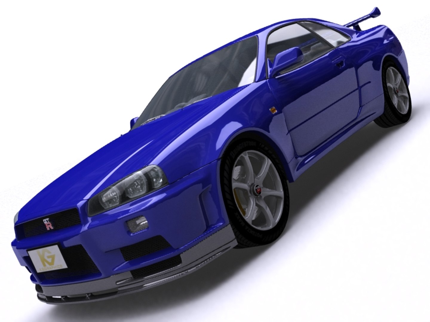 Nissan Skyline Gt-r R34 3d Model