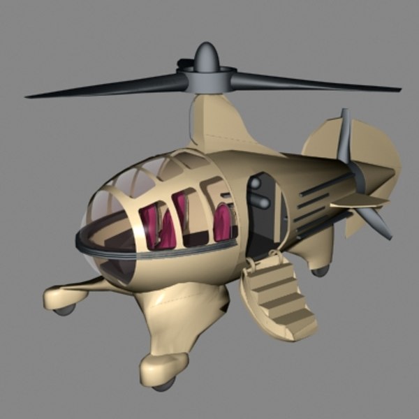 Autogyro 3D Models for Download | TurboSquid