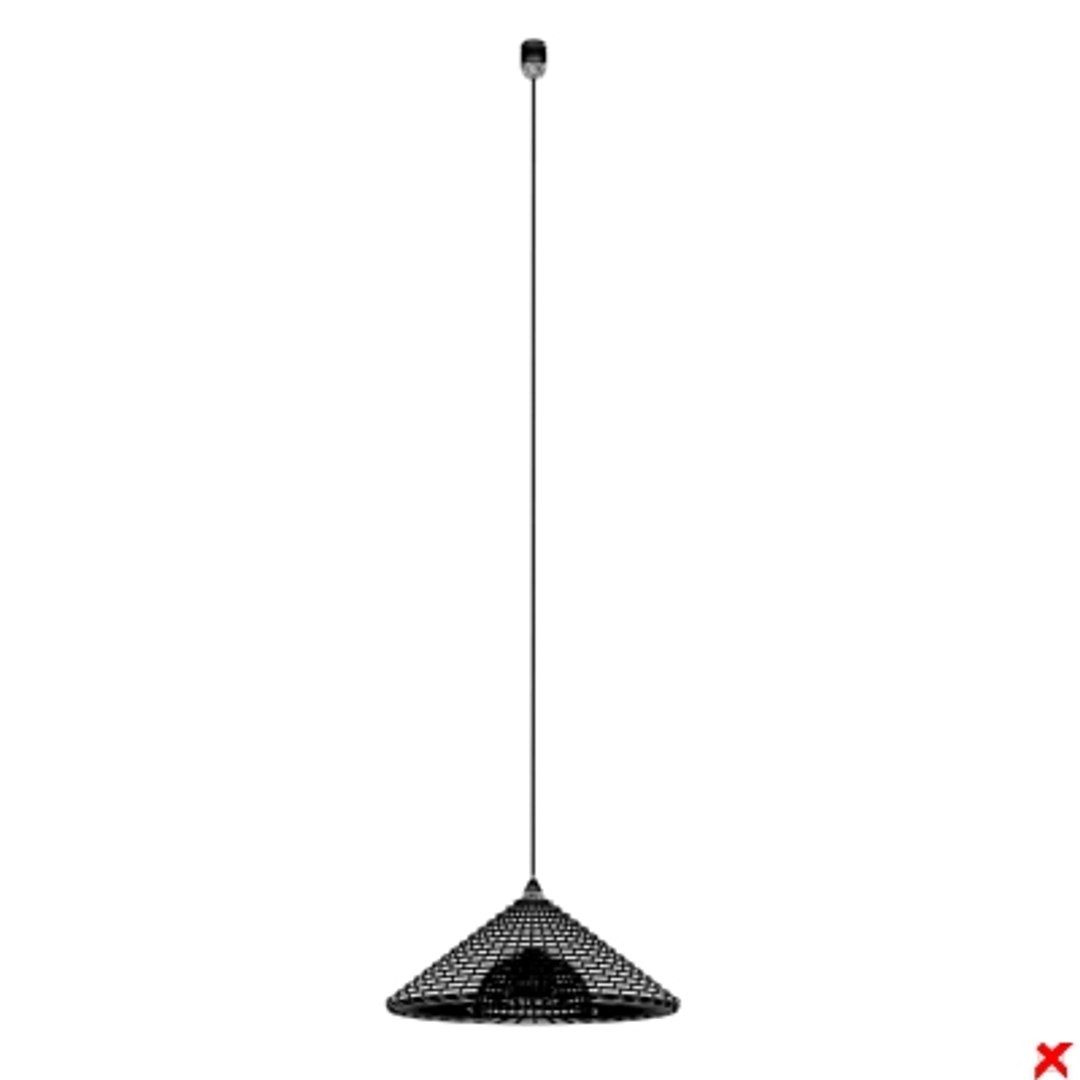 Free Lamp Hanging 3d Model