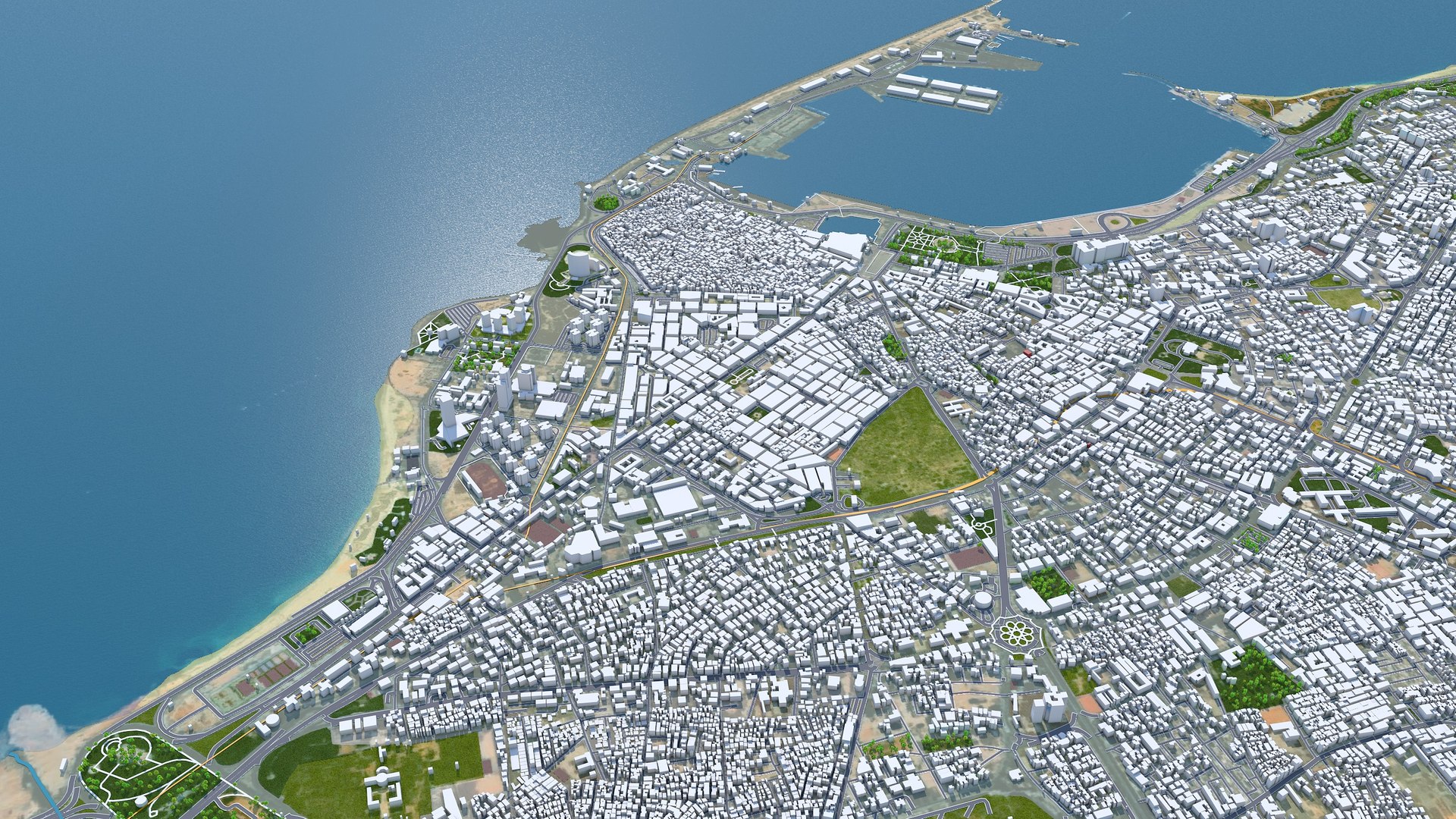 3D Tripoli Libya Model - TurboSquid 2154658