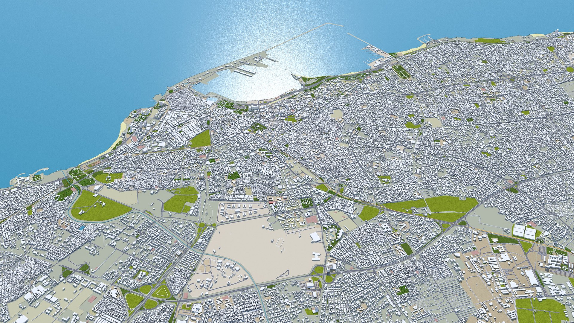 3D Tripoli Libya Model - TurboSquid 2154658