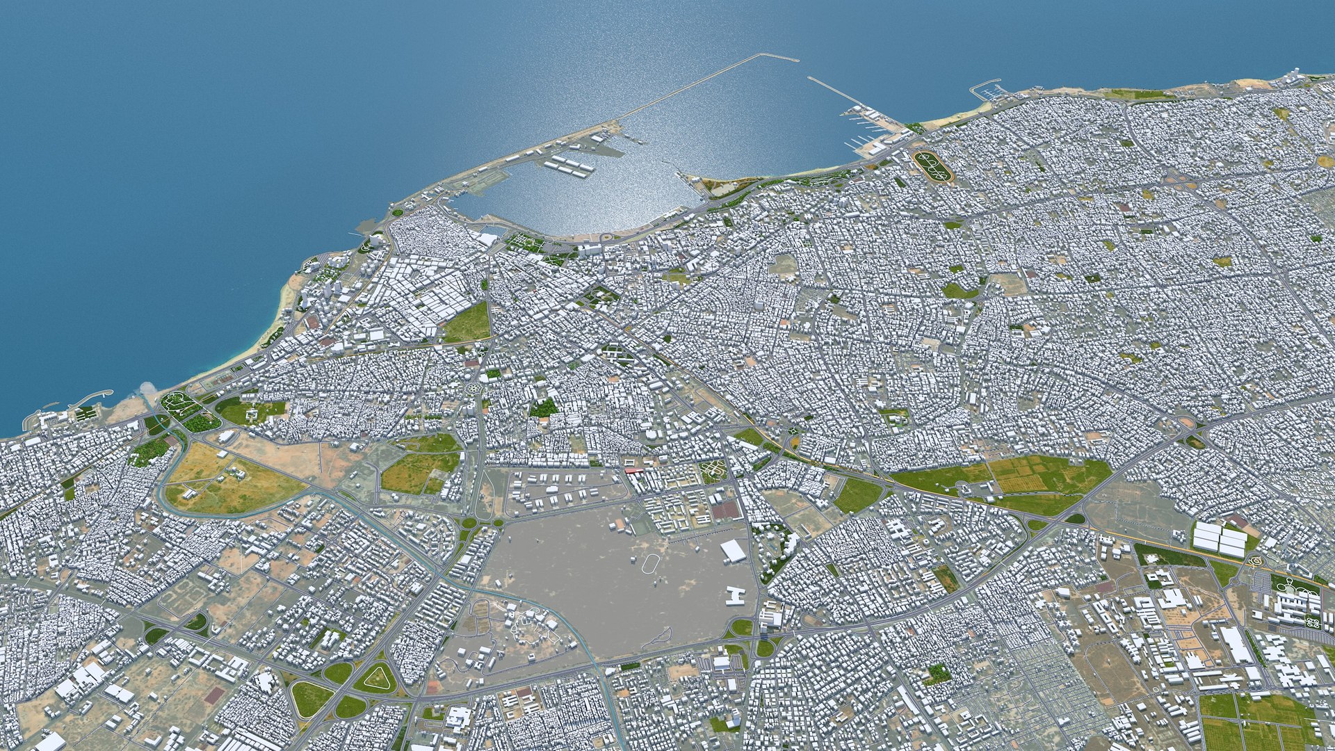 3D Tripoli Libya Model - TurboSquid 2154658