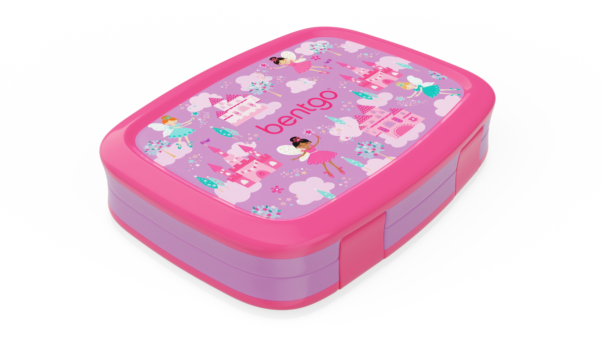 Plastic Bentgo Kids Lunch Box Closed Pink 3D Model - TurboSquid 2148964