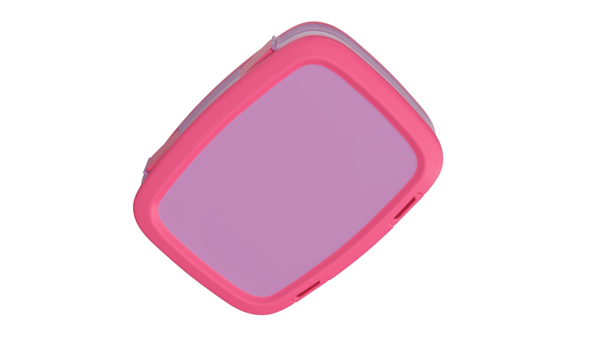 Plastic Bentgo Kids Lunch Box Closed Pink 3D Model - TurboSquid 2148964