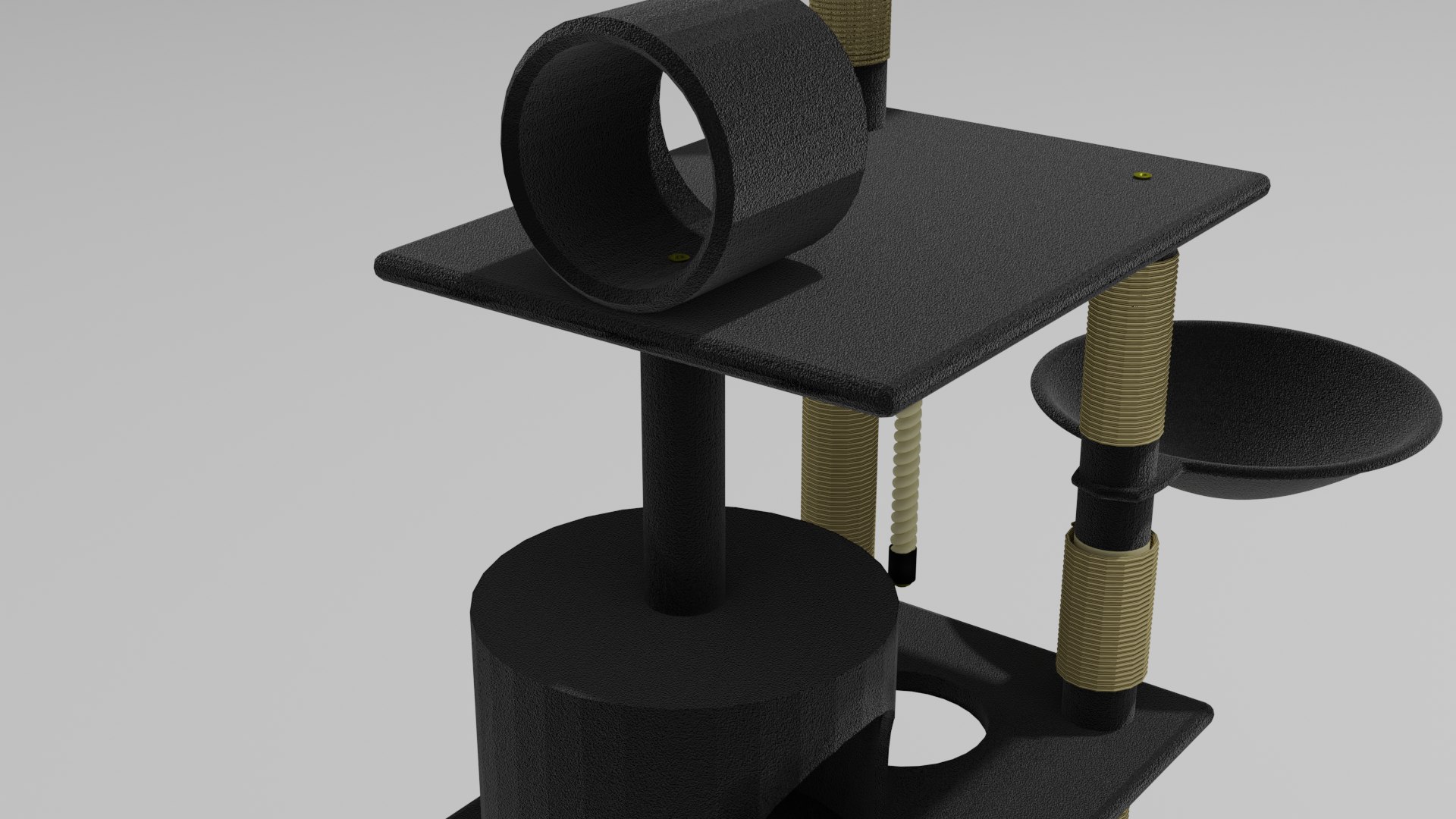 3D Cat Playground Model - TurboSquid 1974289