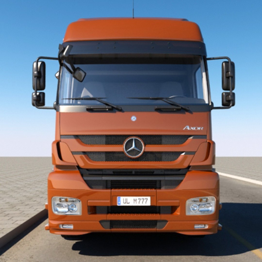 3d model mercedes-benz axor 2011