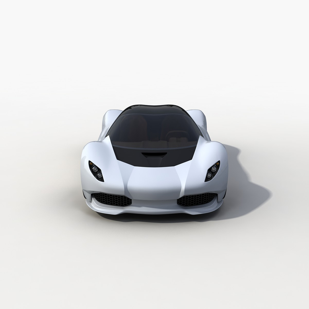 3d Model Anaconda Supercar Sports Car