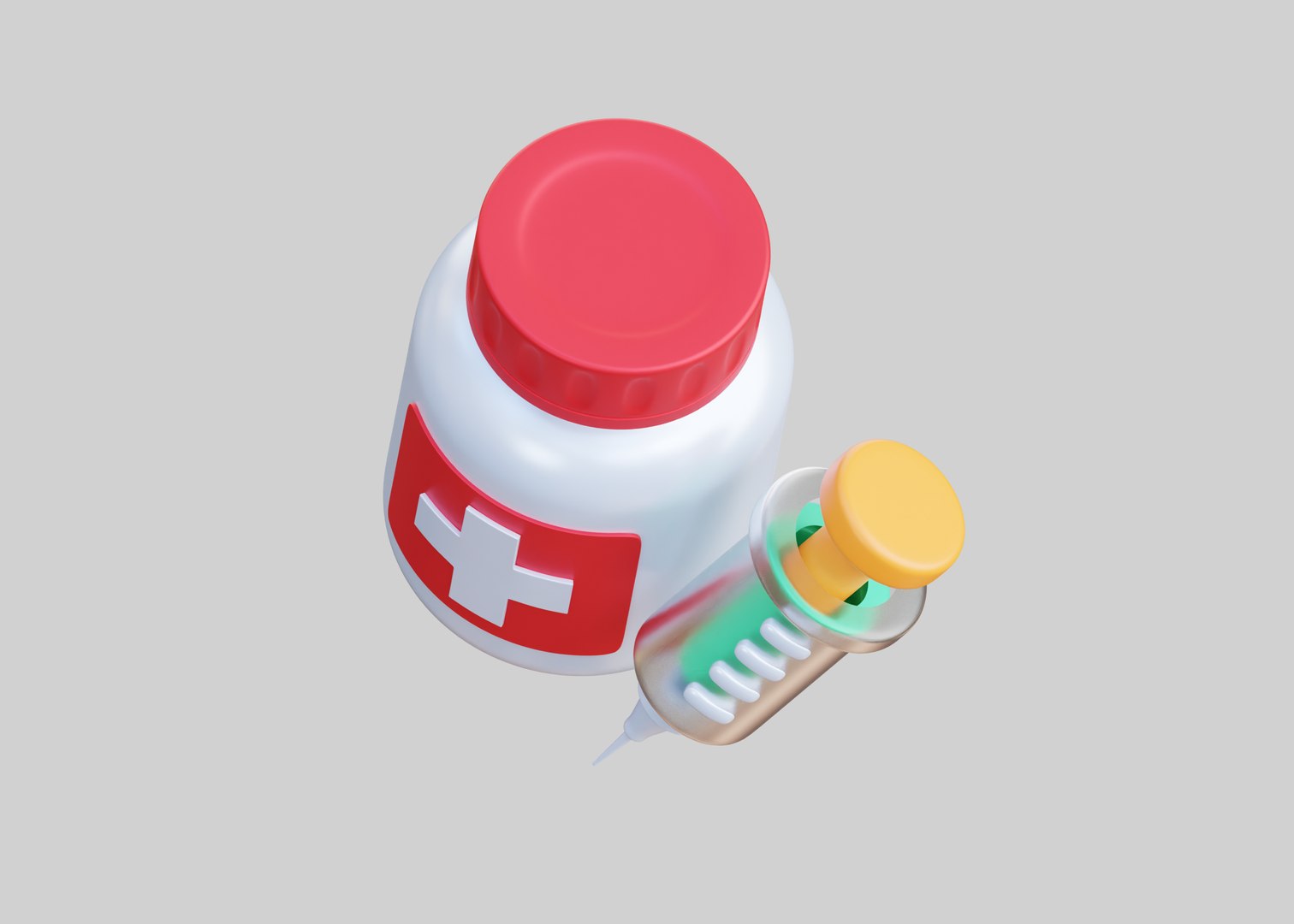 Vaccination 3d Illustration 3D Model - TurboSquid 2320570