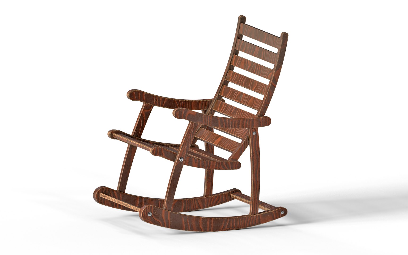 Retro Rocking Chair 3D Model - TurboSquid 1623005