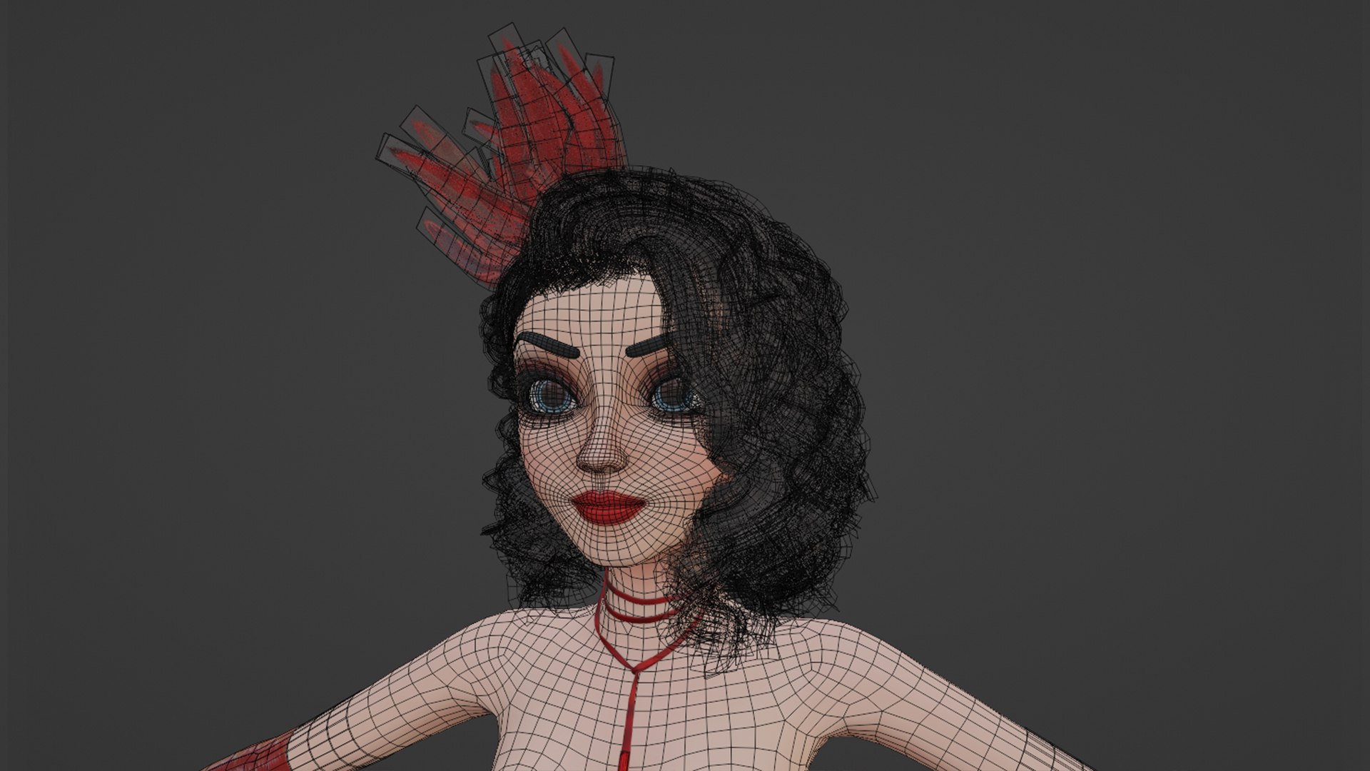 Cartoon Rigged Cute Girl Character 3D Model 3D Model - TurboSquid 2301803