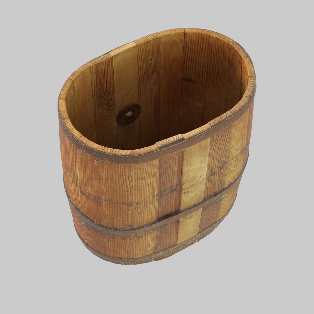 3D Vat Wood Wooden - TurboSquid 1197207